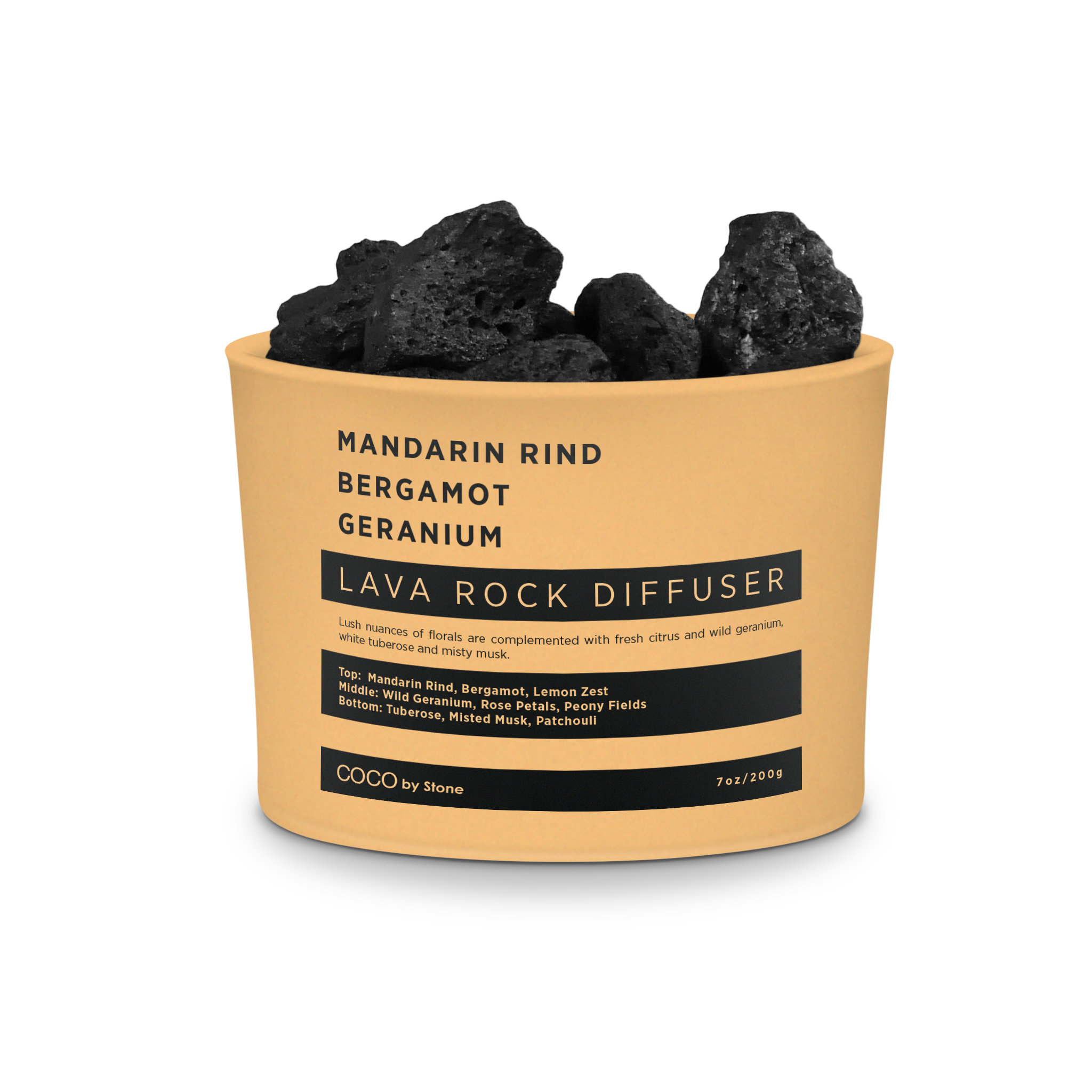 Ebern Designs Lava Rock Diffuser - Mandarin Rind | Bergamot | Geranium | Wayfair